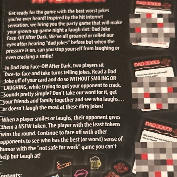 Ultra Pro Entertainment | Games | Nwt Dad Joke Face Off Playroom Dad ...